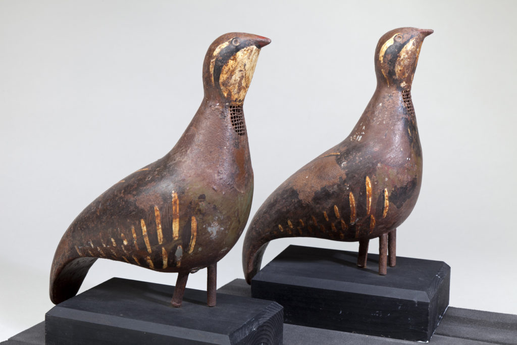 Pair of Whistling Partridge Decoys, probably British - The British Folk ...
